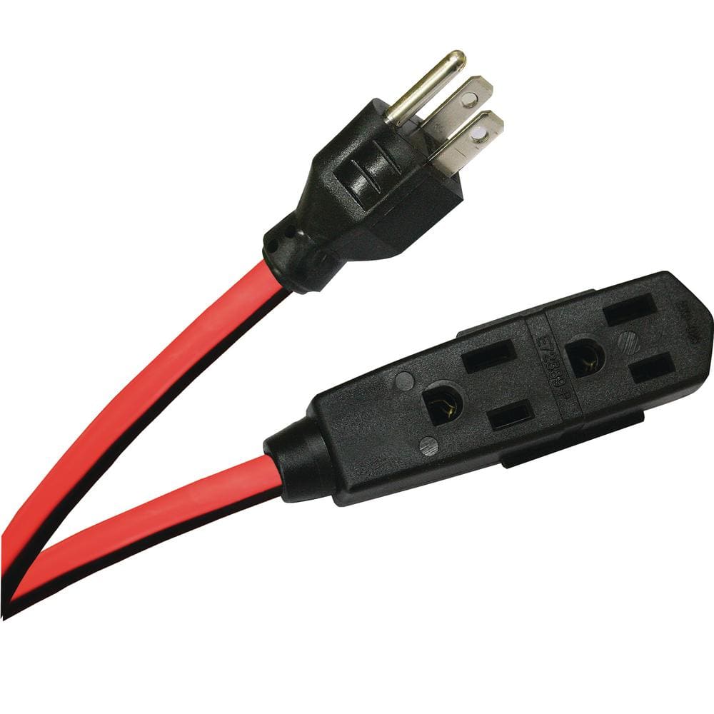 Husky 8 ft. 14/3 Indoor Extension Cord SJTW1438BL - The Home Depot