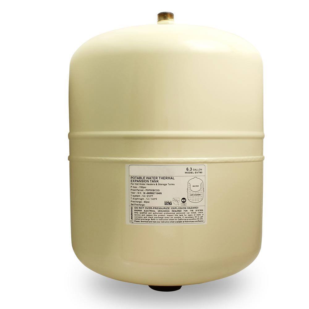 The Plumber's Choice 6.3 Gal. Thermal Expansion Tank for Potable Water ...