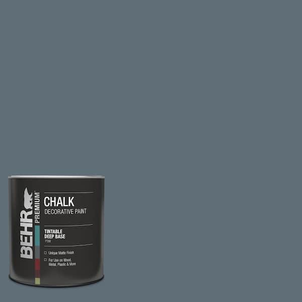 BEHR 1 qt. #N480-6 NYPD Interior Chalk Finish Paint 713004 - The Home Depot