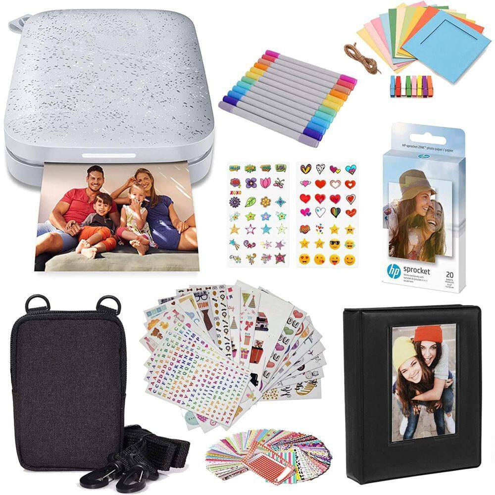 HP Sprocket Portable 2 x 3 in. Instant Photo Printer (Luna Pearl) and ...