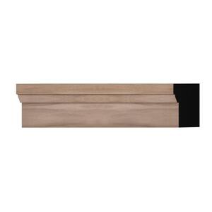 Ekena Millwork WM49 2.09 in. D x 3 in. W x 6 in. L Wood (Walnut) Crown ...