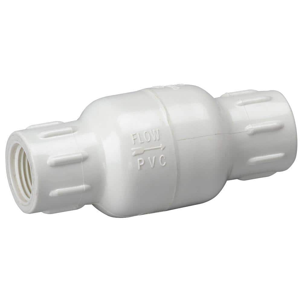 Everbilt 2 in. FIP x 2 in. FIP Schedule 40 PVC Check Valve VCKP40B8B ...