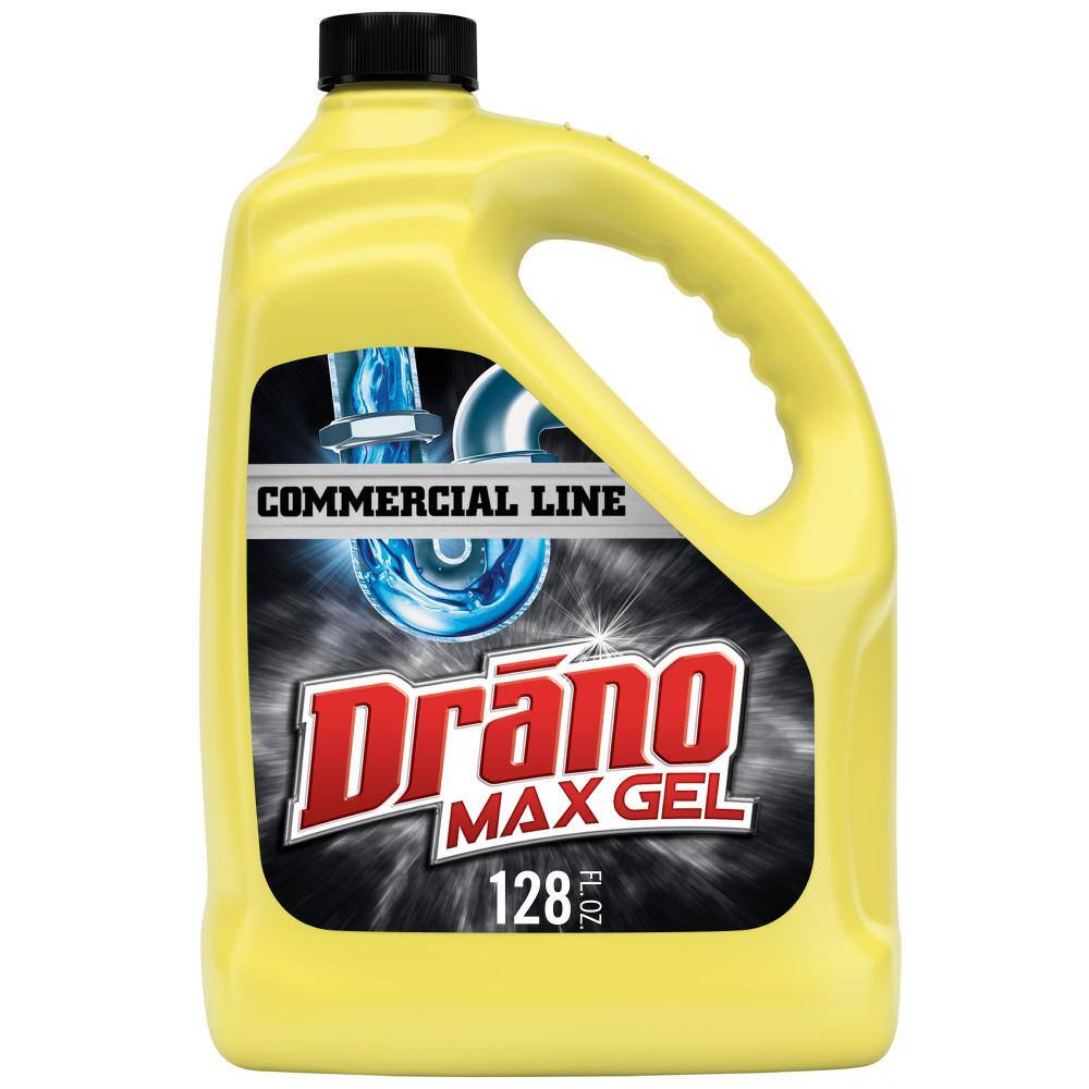Drano Commercial Line 128 Fl Oz Max Gel Clog Remover 694769 The Drano Commercial Line 128 Fl Oz Max Gel Clog Remover 694769 The