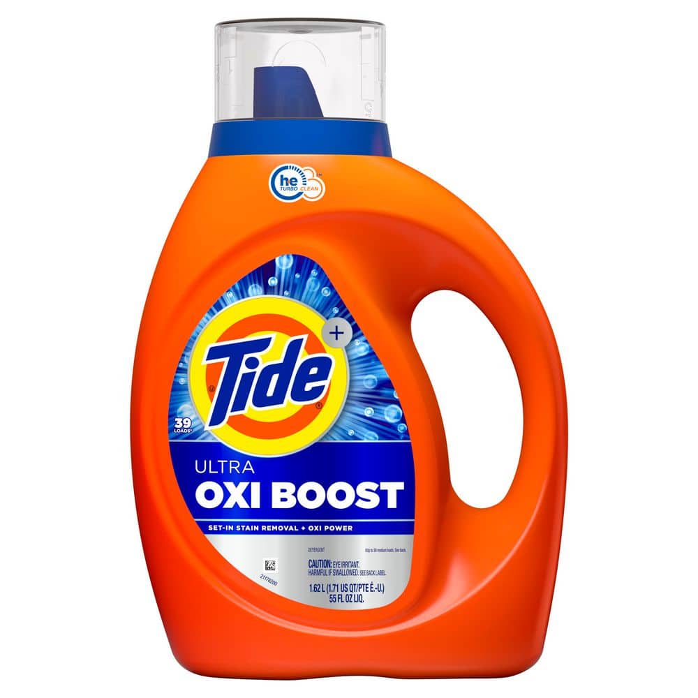 Reviews for Tide 55 oz. HE Ultra Oxi Boost Liquid Laundry Detergent (39 ...
