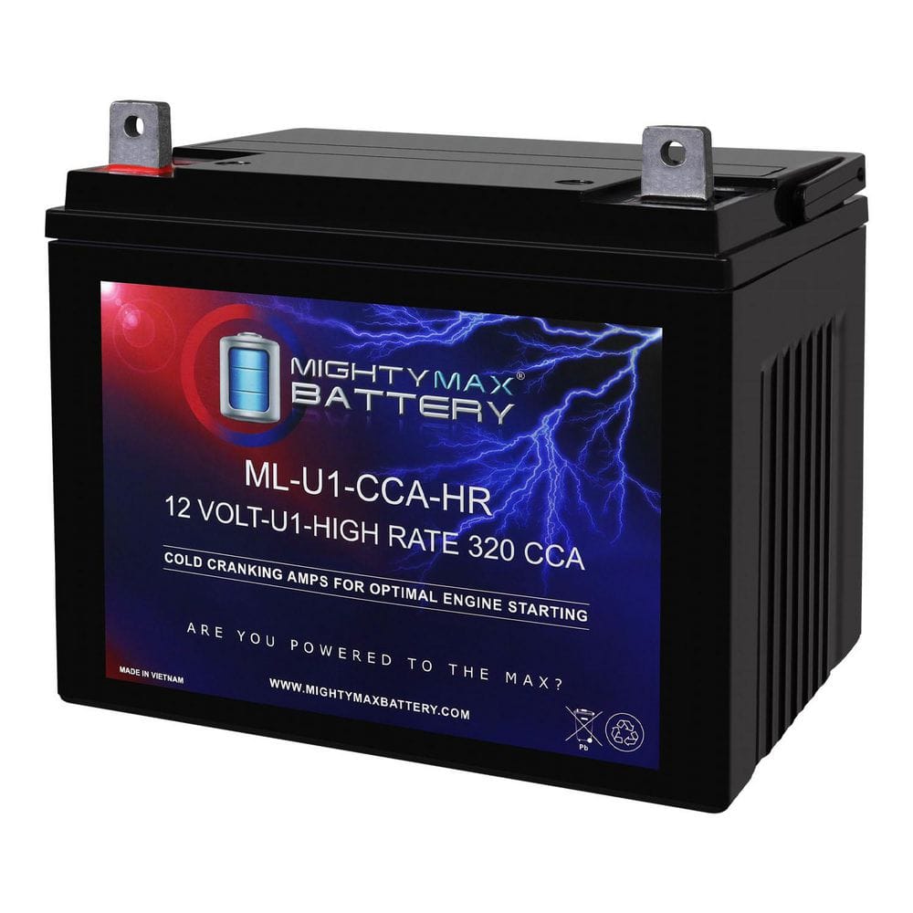 MIGHTY MAX BATTERY ML-U1-CCAHR 12-Volt 320CCA Battery for Craftsman 917 ...