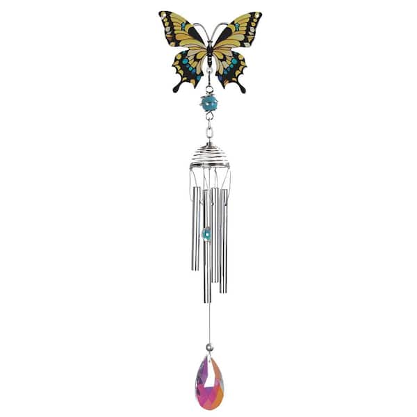 FC Design 21 in. Long Butterfly Acrylic Mini Wind Chime GSC9932262 ...