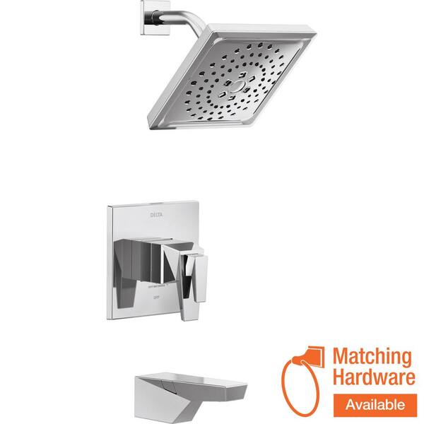 Delta Trillian TempAssure 1-Handle Wall-Mount Tub and Shower Trim Kit ...