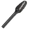 Drill America 1/4 in. x 5/8 in. Tree Radius End Solid Carbide Burr ...