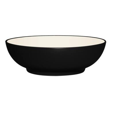 Noritake Colorwave Graphite Black Stoneware Coupe Dinner Plate 10-1/2 ...