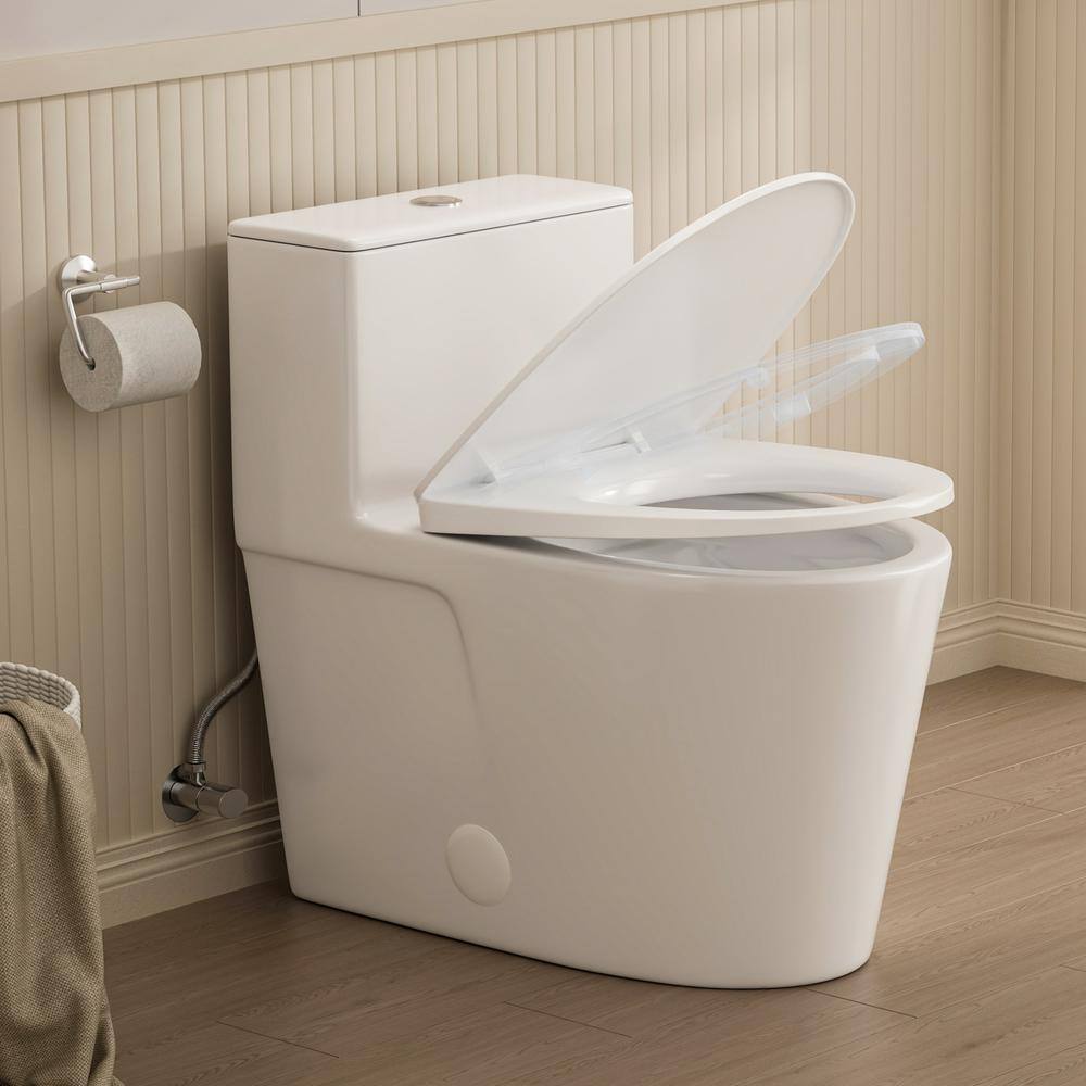 Casta Diva Rough in 12 in. Elongated One-Piece Toilet 1.0/1.6GPF in ...