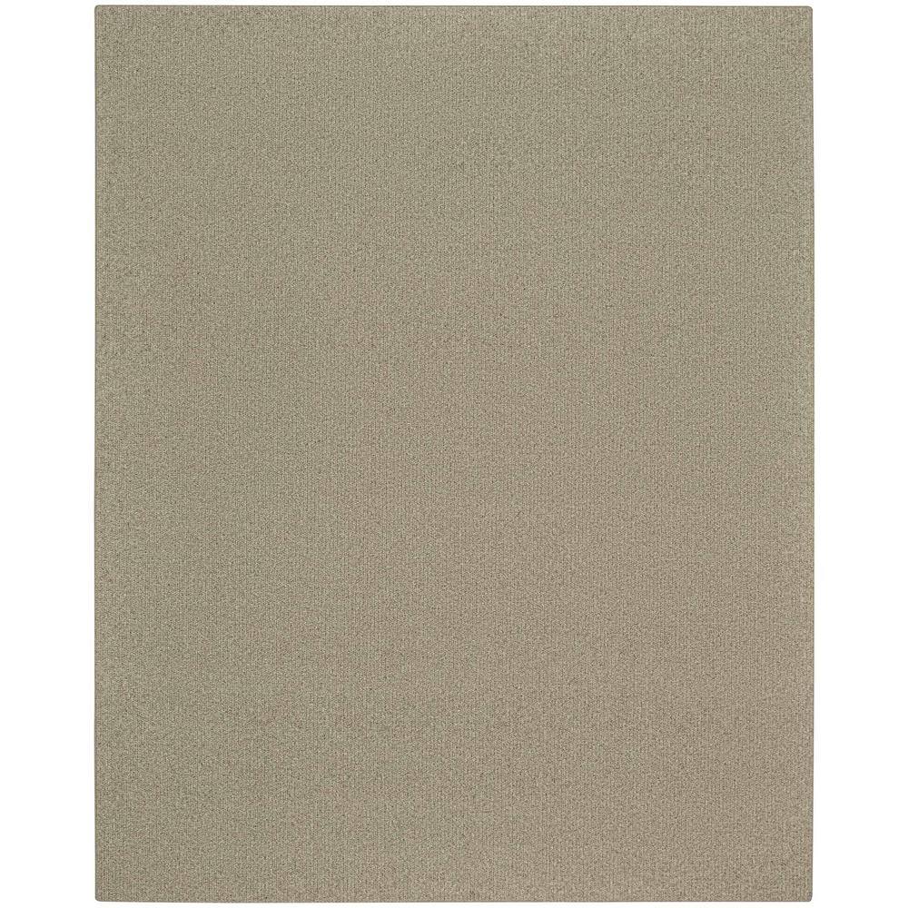 Natural Harmony Hampton Rib Cobblestone 9 ft. x 12 ft. Custom Area Rug ...