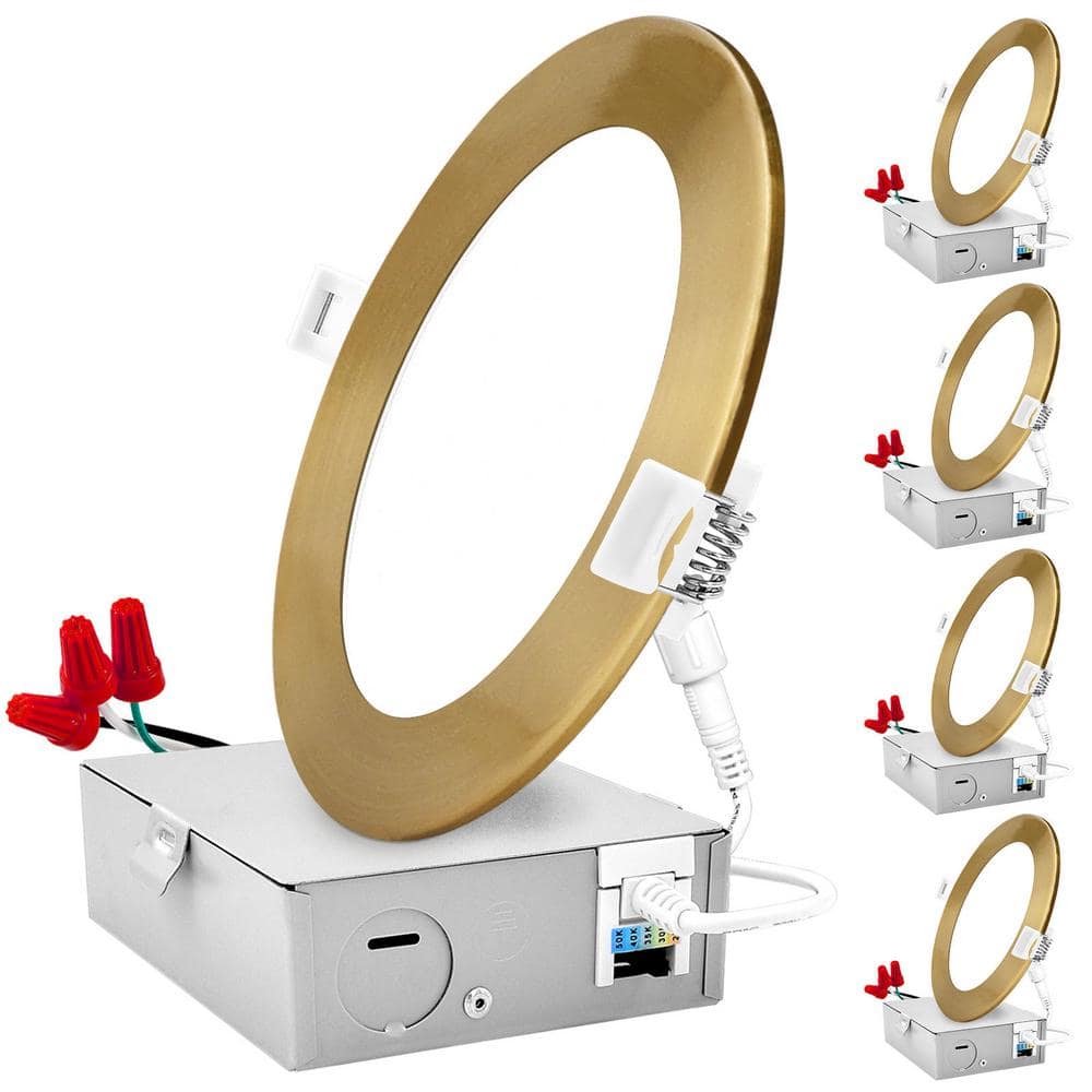 Reviews for LUXRITE 6 in. Ultra Thin Canless Integrated LED with J-Box ...