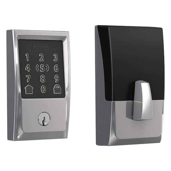 Schlage Century Bright Chrome Electronic Encode Plus Smart WiFi ...