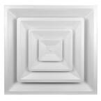 Venti Air 24 in. x 24 in. T-Bar, Drop Ceiling, Lay In Return Air Filter ...