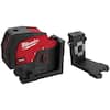 Milwaukee M12 125 ft. 12-Volt Cordless Green Cross Line/Plumb Points ...