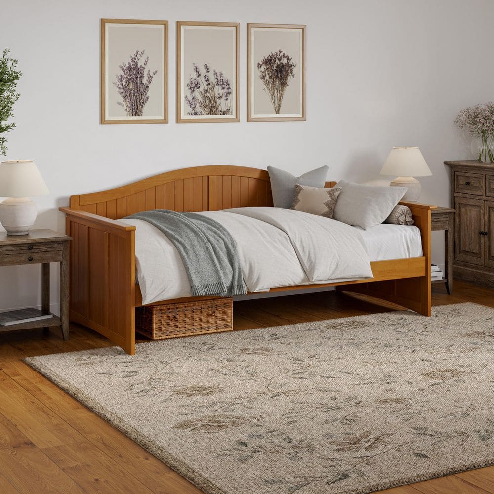 AFI Nantucket Light Toffee Natural Bronze Twin Solid Wood Daybed ...