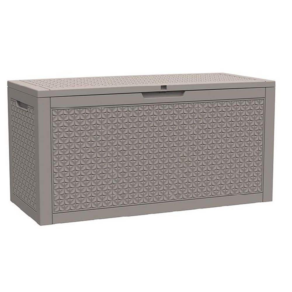 100 Gal. 48 in. W x 21 in. D x 24 in. H Resin Outdoor Storage Cabinet ...