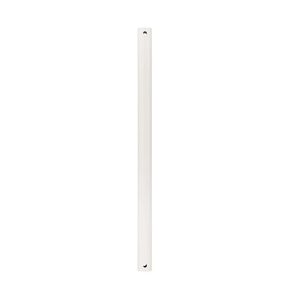 ARRANMORE LIGHTING & FANS 18 in. Matte White Steel Extension Downrod AR ...