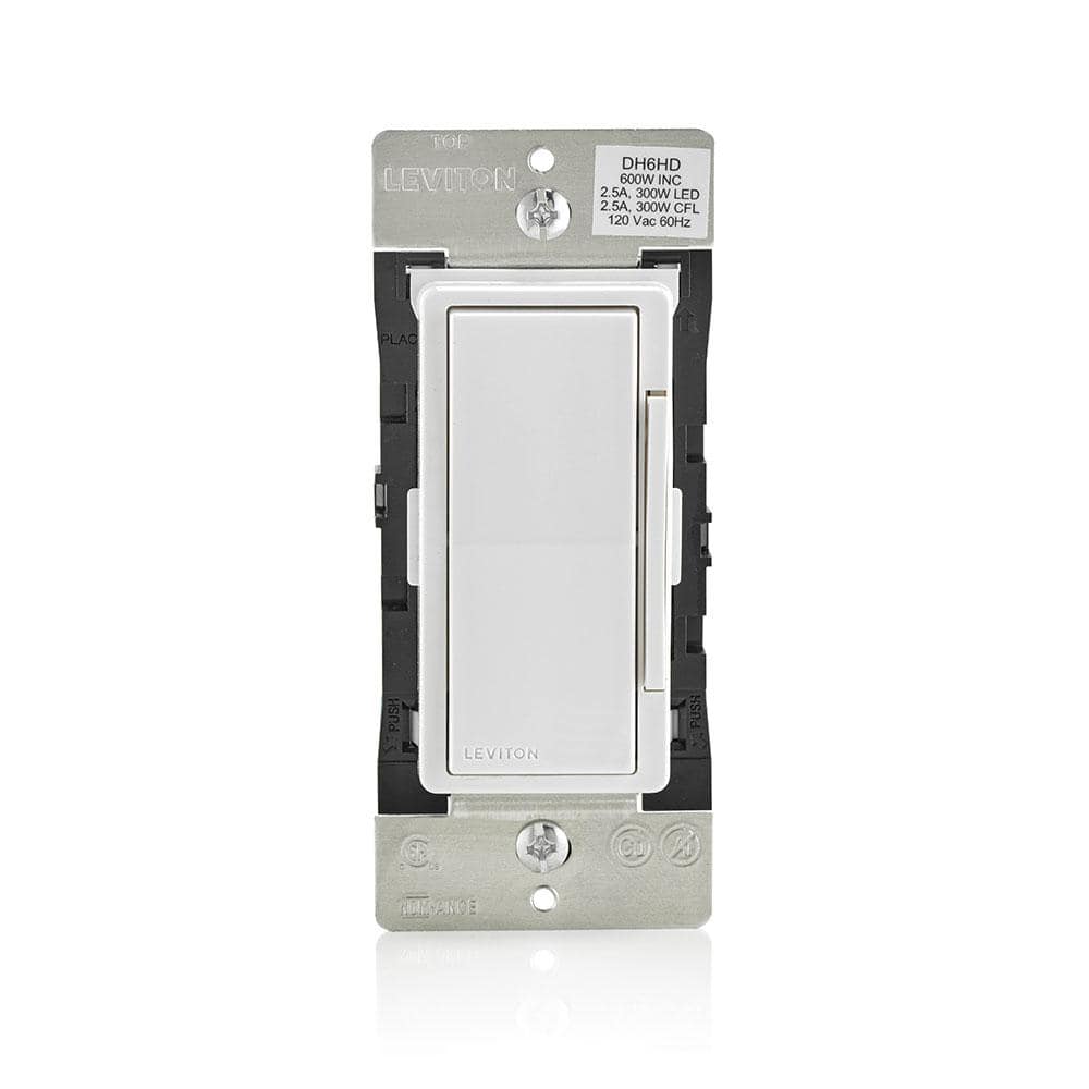 Leviton Decora Smart 600-Watt Single Pole Dimmer Works with Apple Home ...