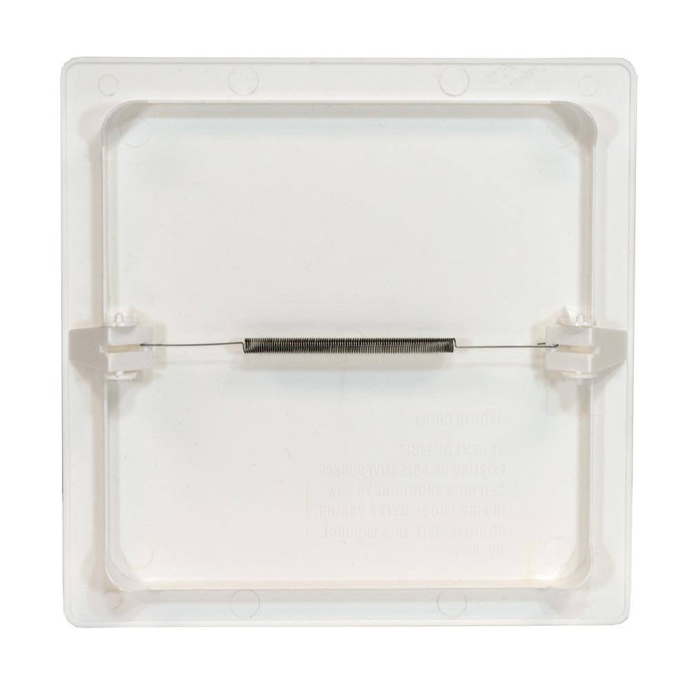 JONES STEPHENS 9-1/4 in. H x 9-1/4 in. W Spring-Loaded Plastic Access ...