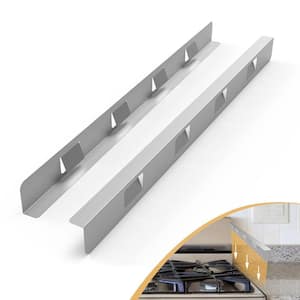 Wudkey 23.2 in. Stainless Steel Stove Gap Filler, Oven Side Gap Filler ...