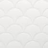 Ivy Hill Tile Beta Pure White 2.44 in. x 5 in. Scallop Polished Ceramic ...
