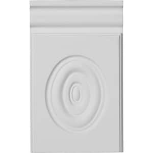 HOUSE OF FARA 1 in. x 5-1/2 in. x 9-3/8 in. MDF Victorian Plinth Block ...