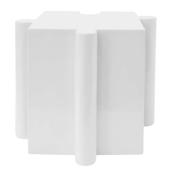 Reviews for American Furniture Classics Poly White Oval Plastic Resin ...