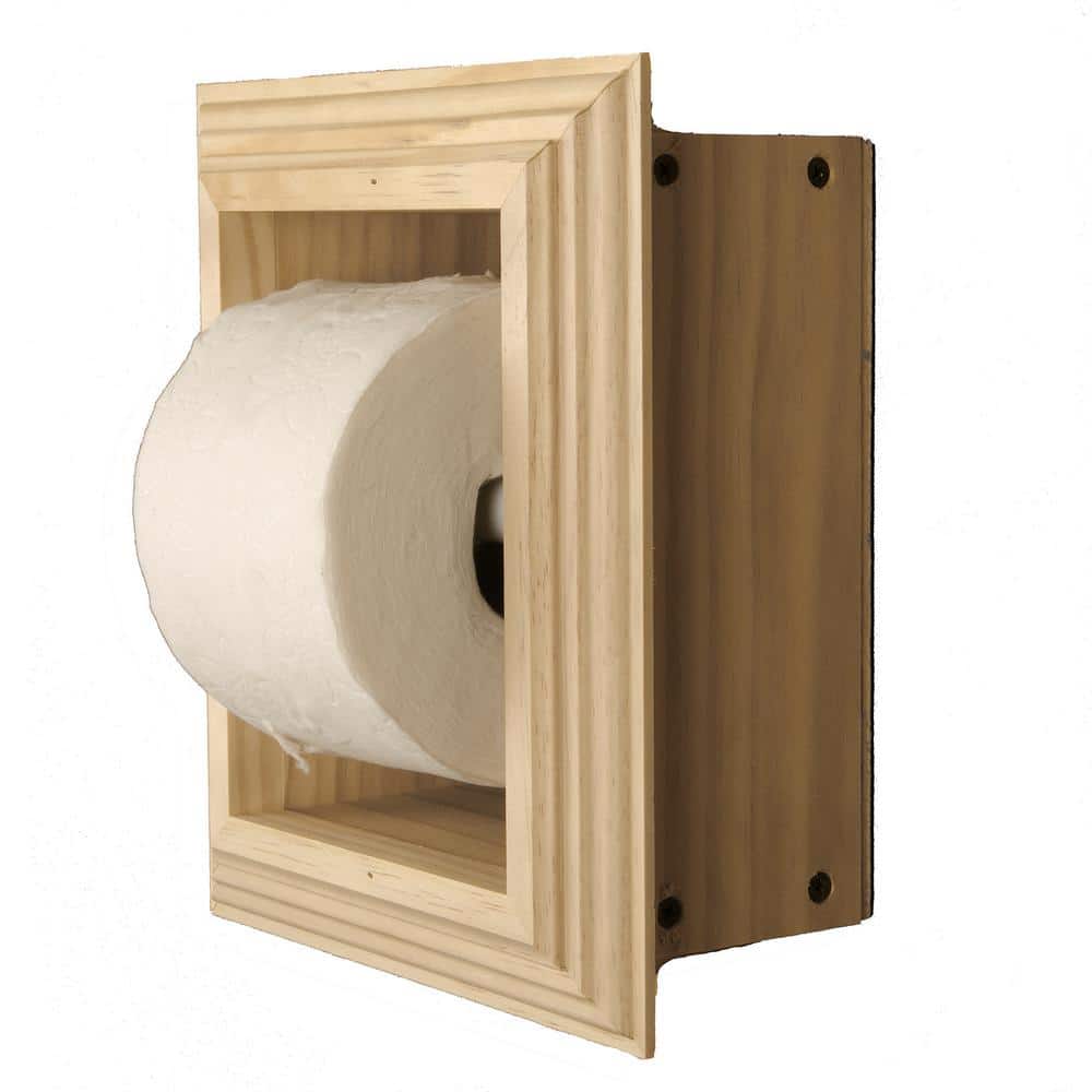 Newton Recessed Toilet Paper Holder In Unfinished With Newport Frame TP newton-recessed-toilet-paper-holder-in-unfinished-with-newport-frame-tp
