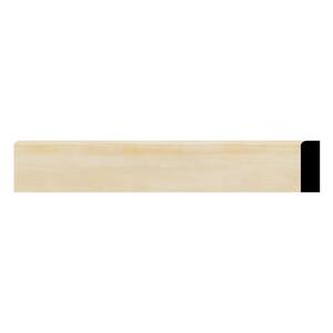 Ekena Millwork WM887 0.38 in. D x 1.25 in. W x 96 in. L Wood (Alder ...