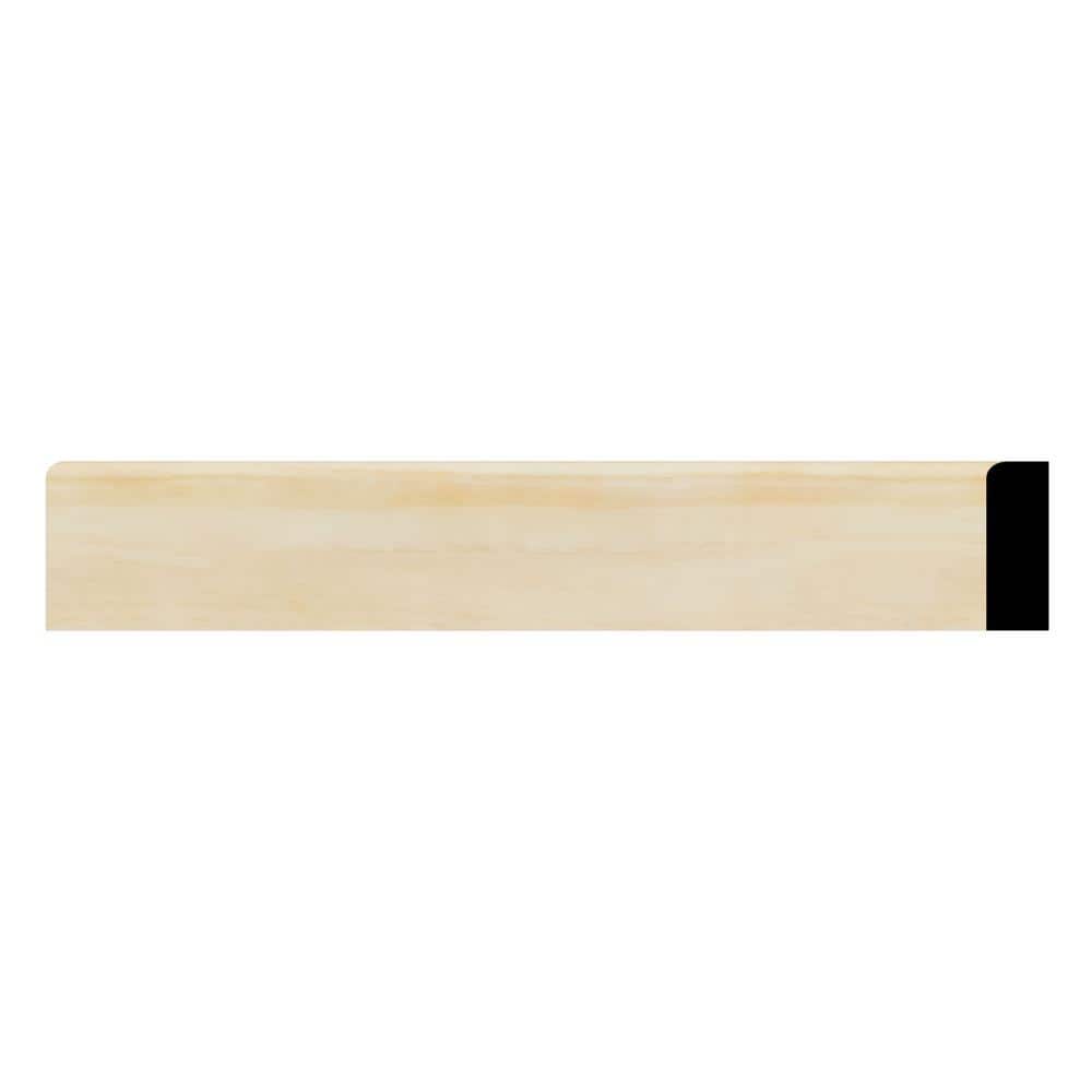 Ekena Millwork WM887 0.38 in. D x 1.25 in. W x 96 in. L Wood (Pine) S4S ...