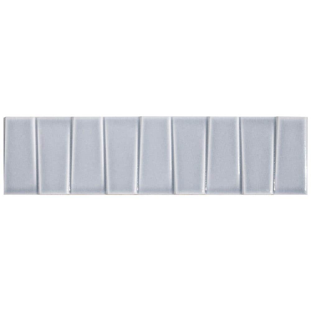 Ivy Hill Tile Colorwave Steps Gray 4.43 in. x 0.34 in. Polished ...