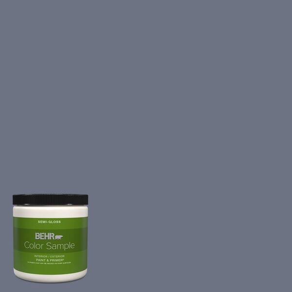 BEHR PREMIUM PLUS 8 oz. #MQ5-11 Encore Semi-Gloss Interior/Exterior ...