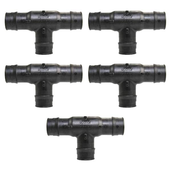 Uponor ProPEX 1 in. PEX-A Expansion Barb Engineered Polymer Tee (5-Pack ...