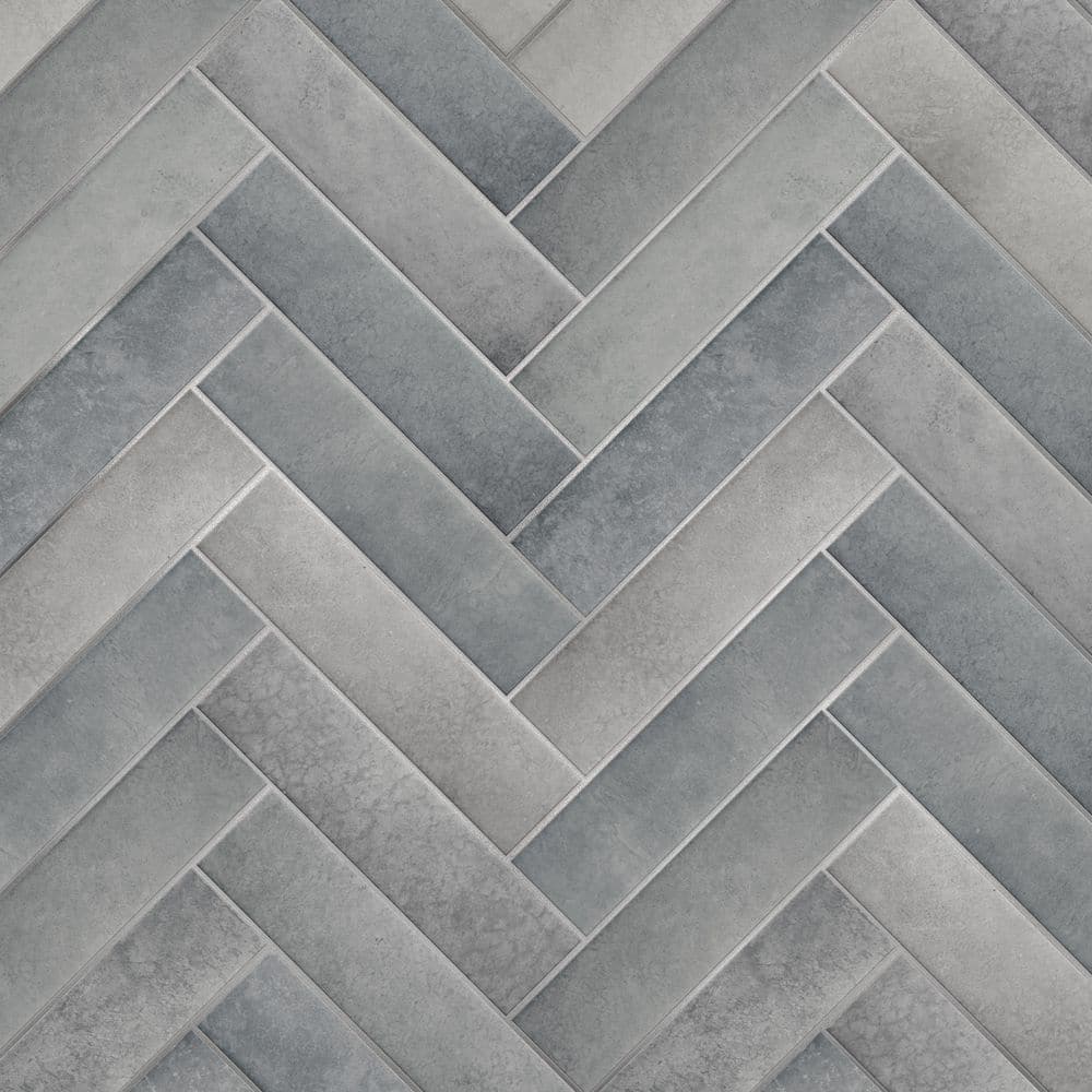 Merola Tile Heritage Shadow 2-3/8 in. x 9-5/8 in. Porcelain Floor and ...