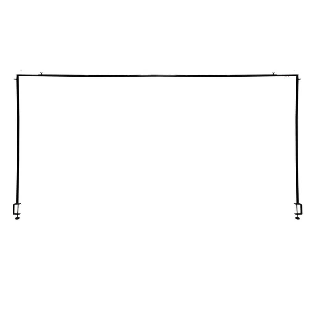 Justincity Adjustable Metal Table Arch Stand with Clamps 47 in. 100 in ...