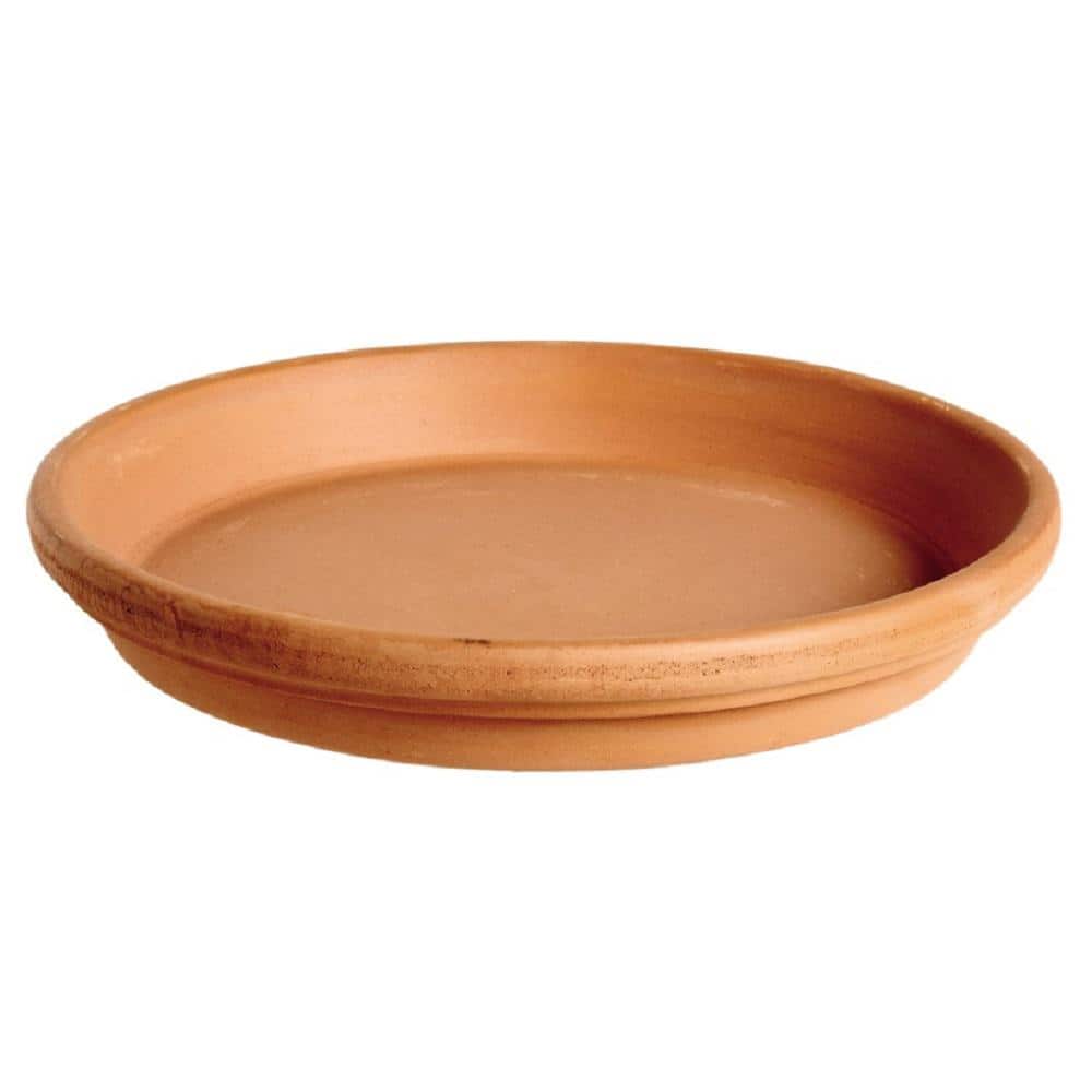 Vigoro 16 in. Clay Saucer HDP-CS-55421H - The Home Depot