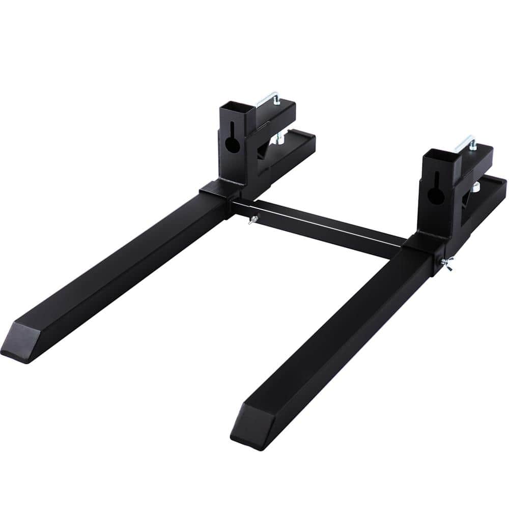 VEVOR Heavy-Duty Pallet Forks 4000 lbs. Max 43 in. Clamp On Pallet ...