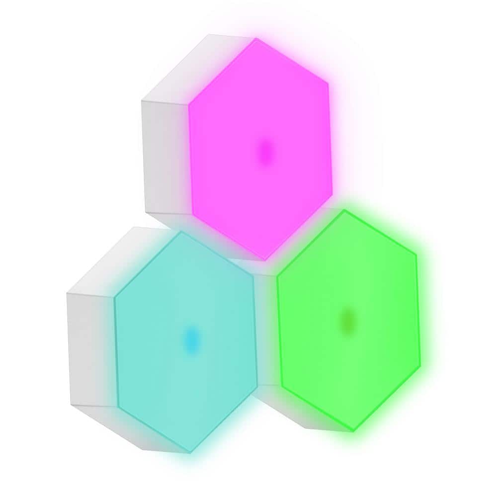 XTREME Hexalite Tough Light 3-Piece 7.25 in. Lamp, 7 Specific Colors/4 ...