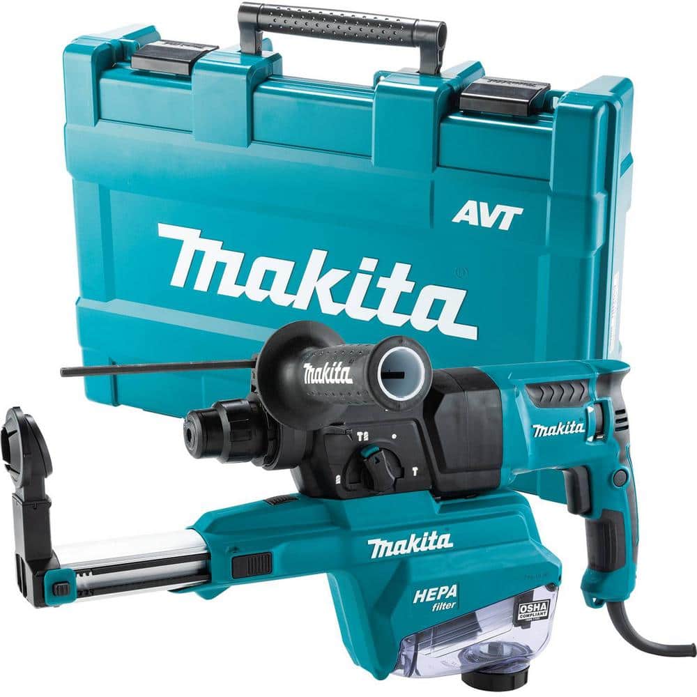 Makita 1 in. SDS-PLUS AVT Rotary Hammer, w/HEPA Dust Extractor, 3-mode ...