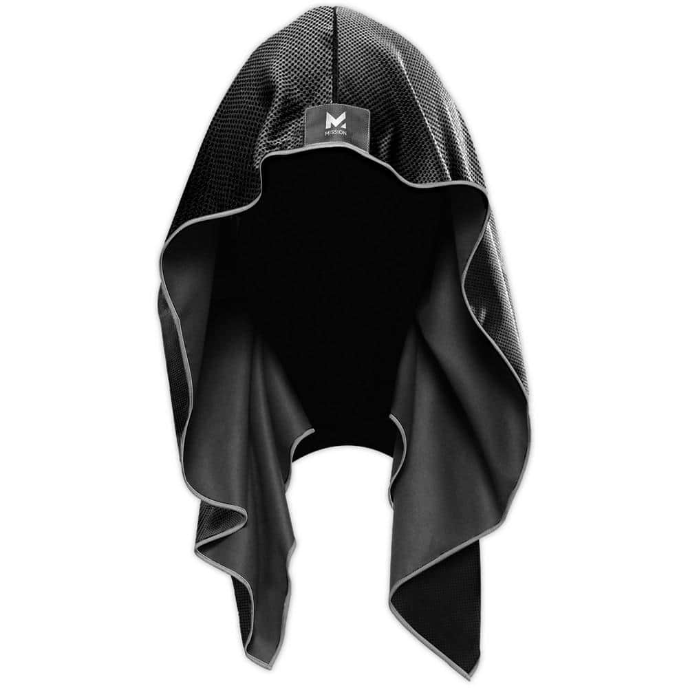 Mission One Size Fits Most Cooling Hoodie Black 5499 The Home Depot