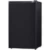 Keystone 4.4 cu. ft. Mini Fridge with Freezer Compartment in Black ...