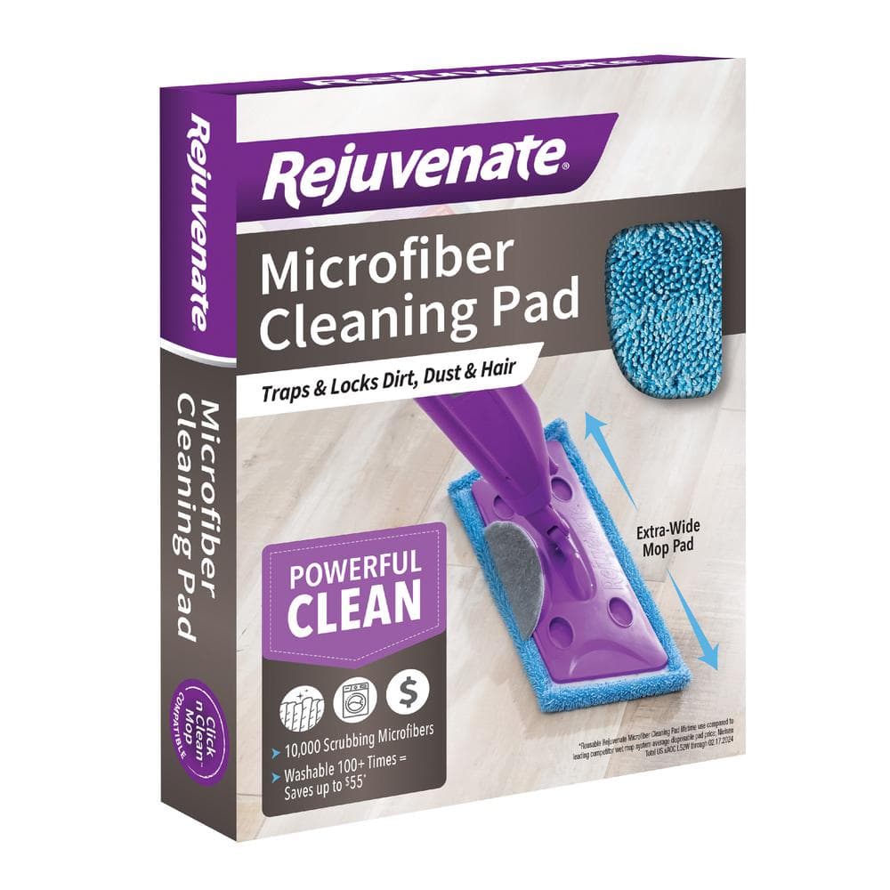 Rejuvenate Click N Clean Microfiber Mop Cleaning Pad Refill HG-R71000 ...