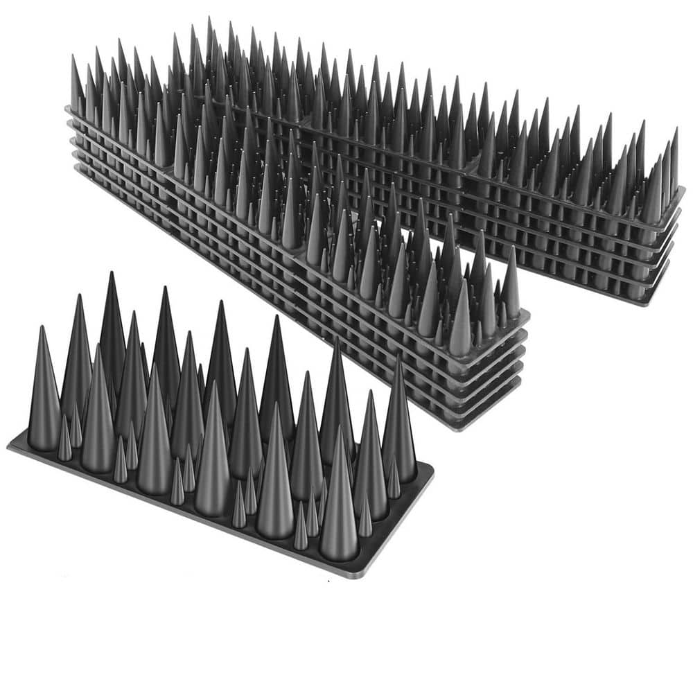 Phewnyzo 30-Pack Plastic Deterrent Bird Spikes for Small Birds Pigeons ...