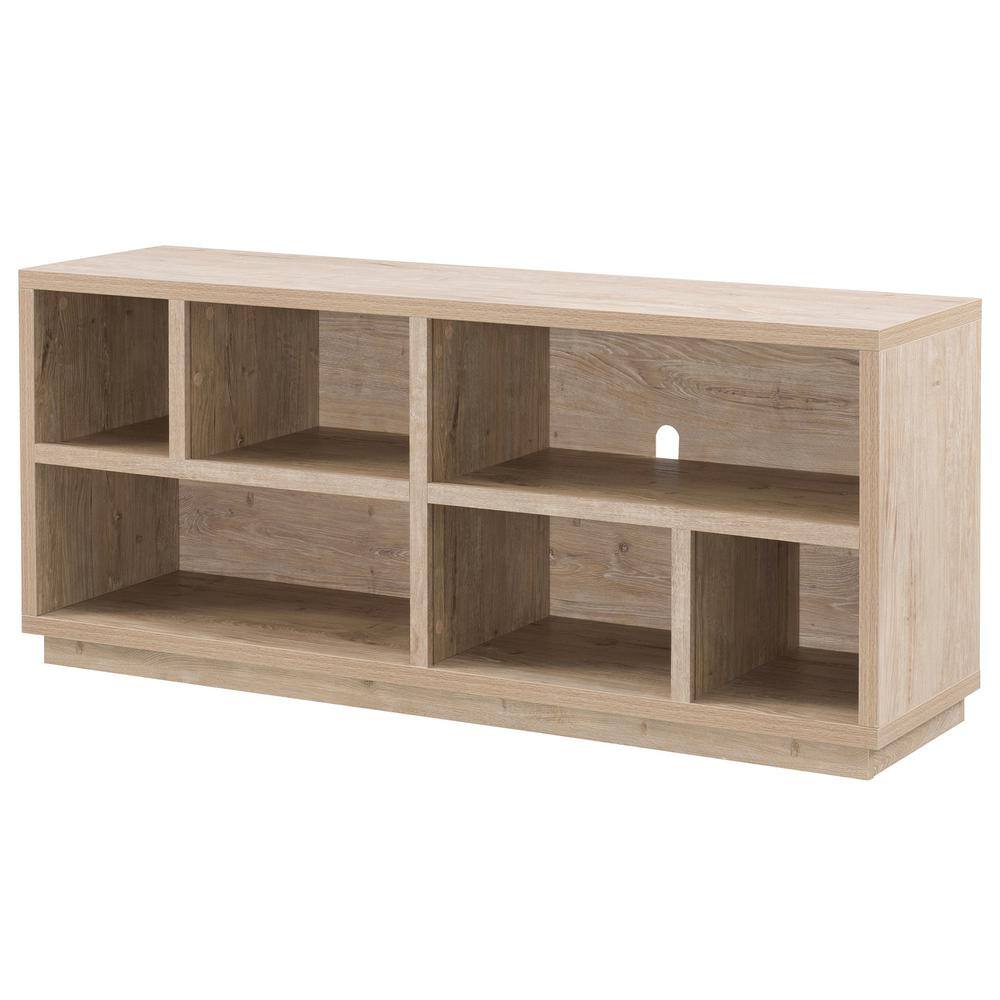 Meyer&Cross Bowman 70 in. White Oak TV Stand TV0627 - The Home Depot