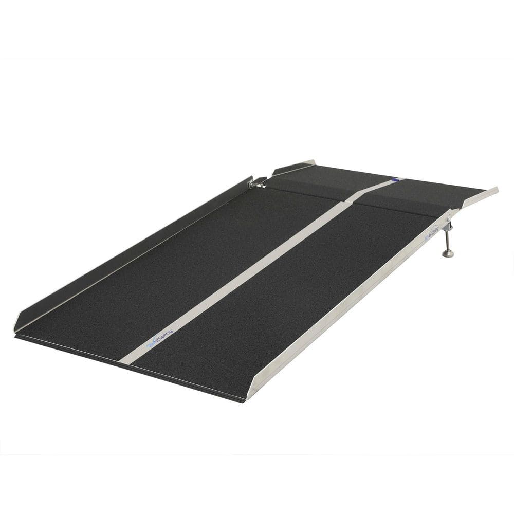 SILVER SPRING 67 in. L x 30 in. W-Aluminum Patio Track Ramp-600 lb ...