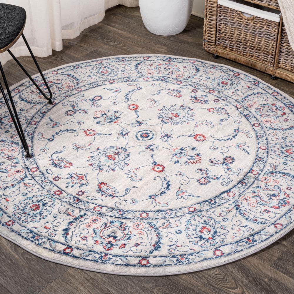 JONATHAN Y Modern Persian Vintage Medallion Light Grey/Red 6 ft. 7 in ...