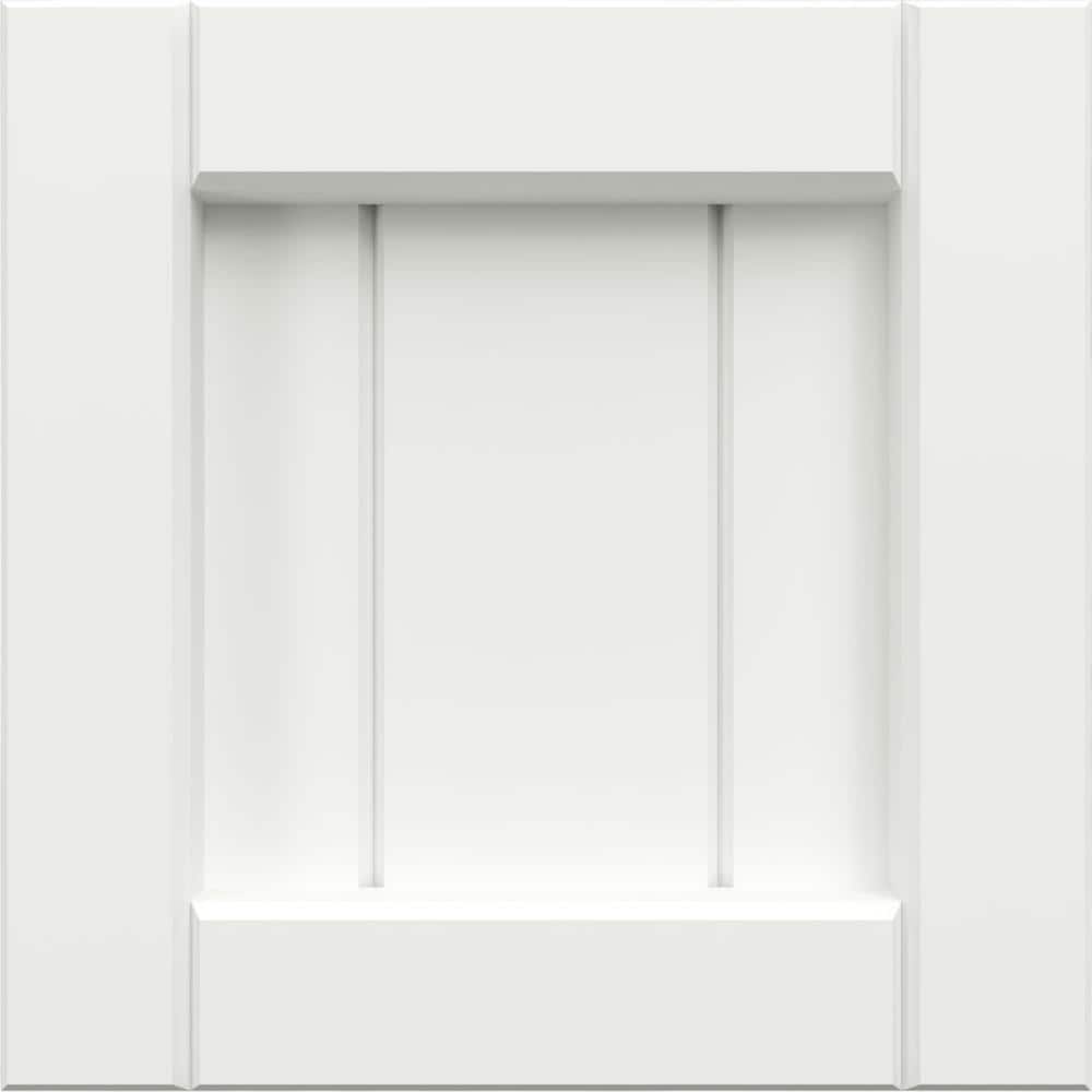 Ekena Millwork 12-in W x 12-in H True Fit PVC Framed Board-n-Batten ...