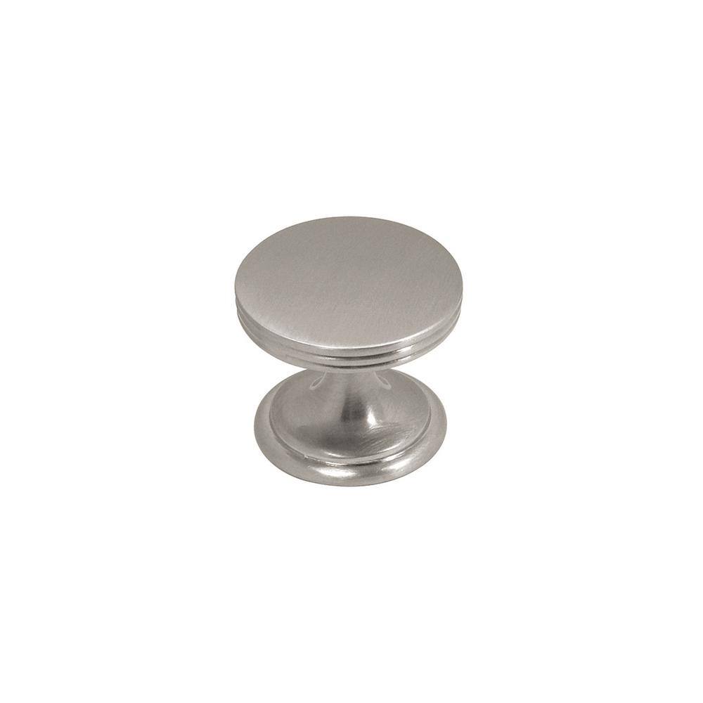 HICKORY HARDWARE American Diner 1-3/8 in. Stainless Steel Cabinet Knob ...