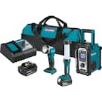 Makita 18V LXT Lithium-Ion Cordless Emergency Preparedness 3-Pc. Combo Kit (5.0Ah) XT338T